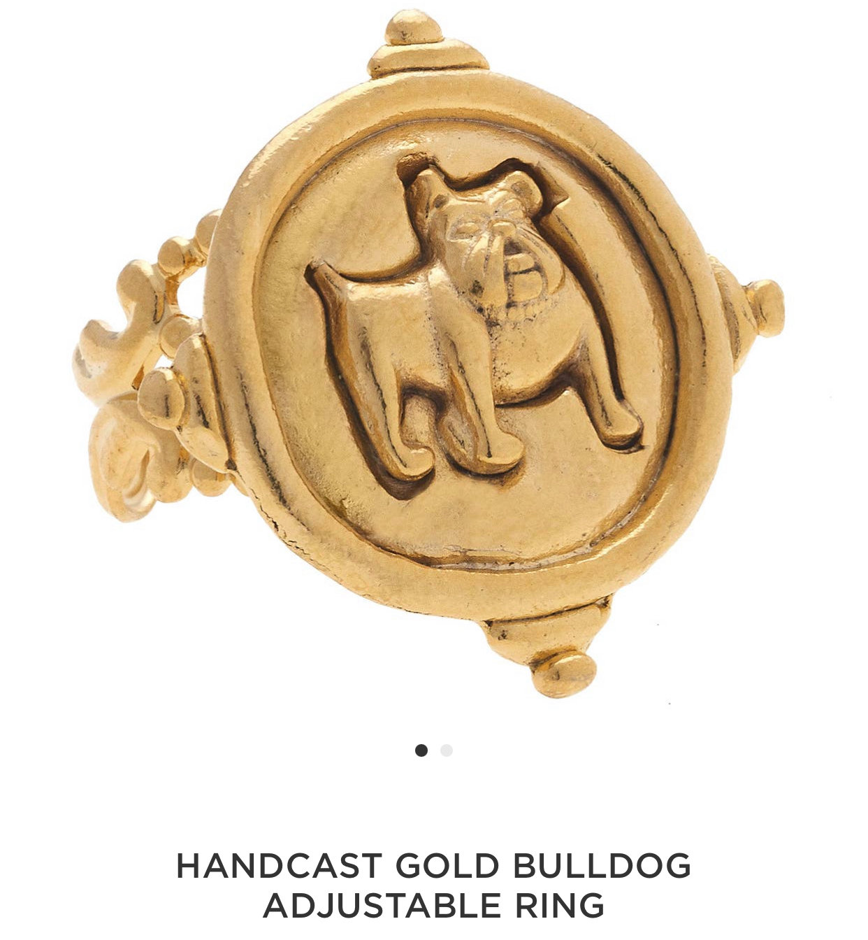 Aggie Bulldog Ring (Gold) - GreekStuff
