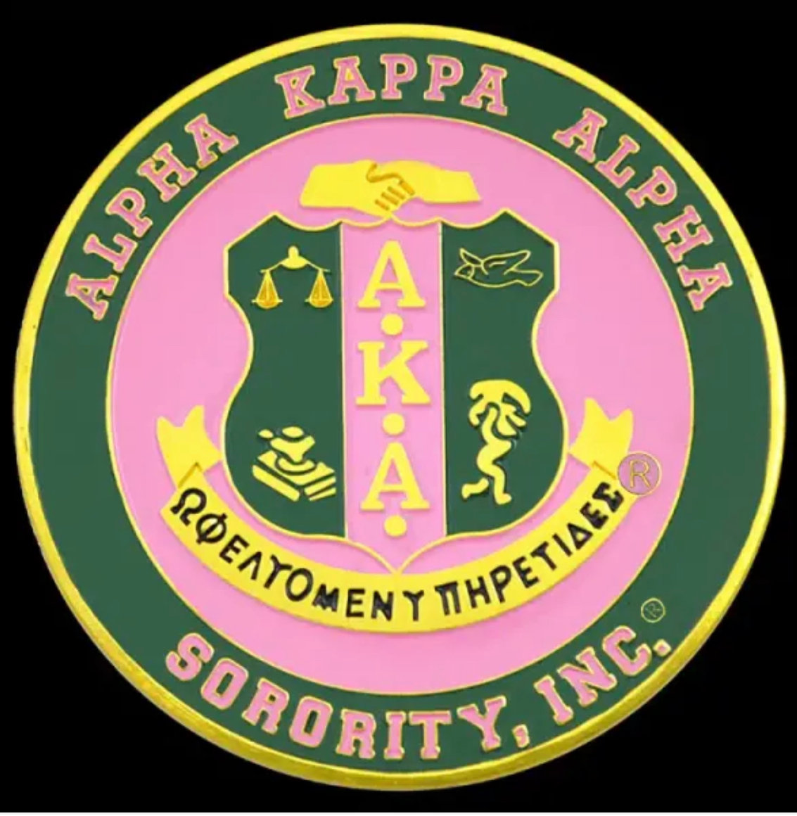 AKA Car Badge (G1340) - GreekStuff