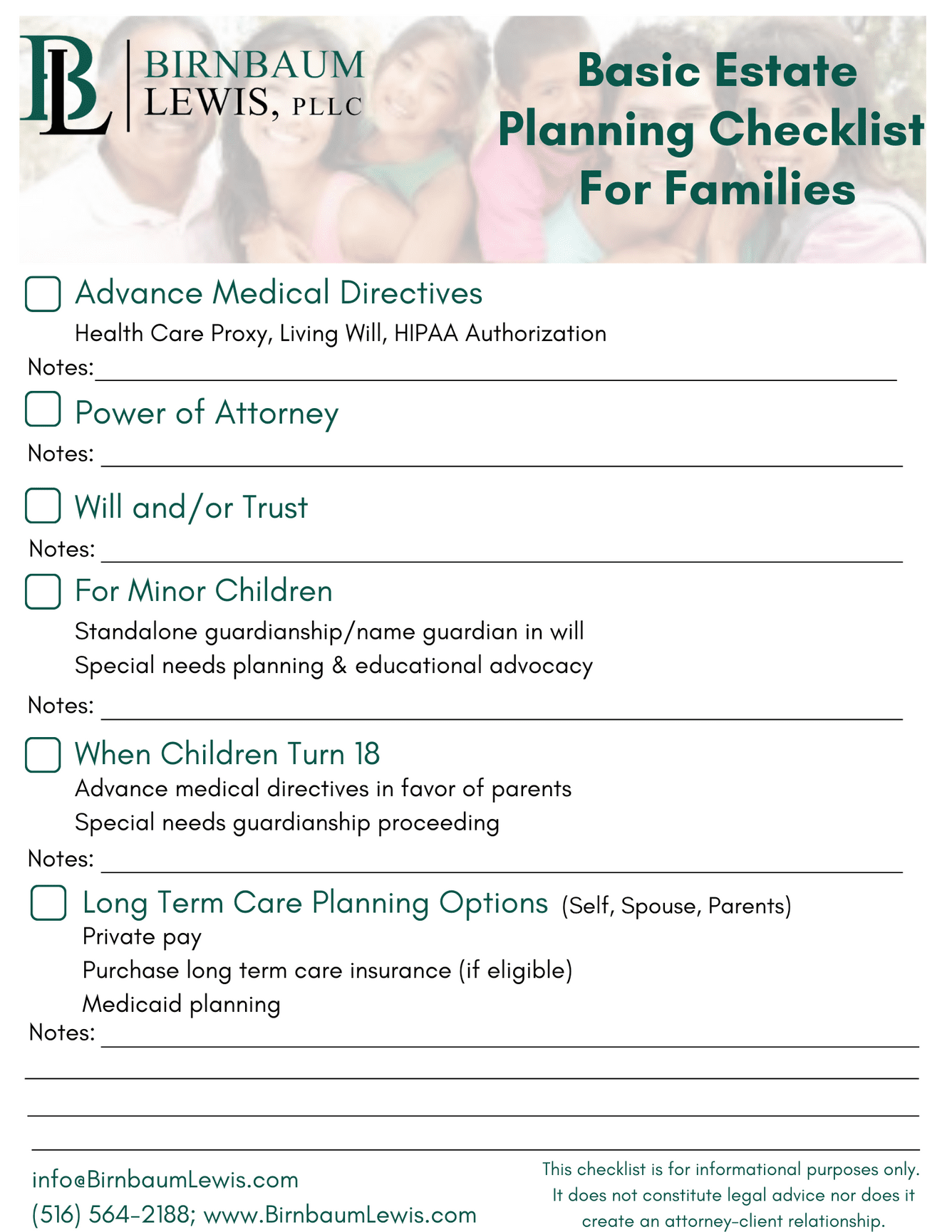 Estate Planning Checklist