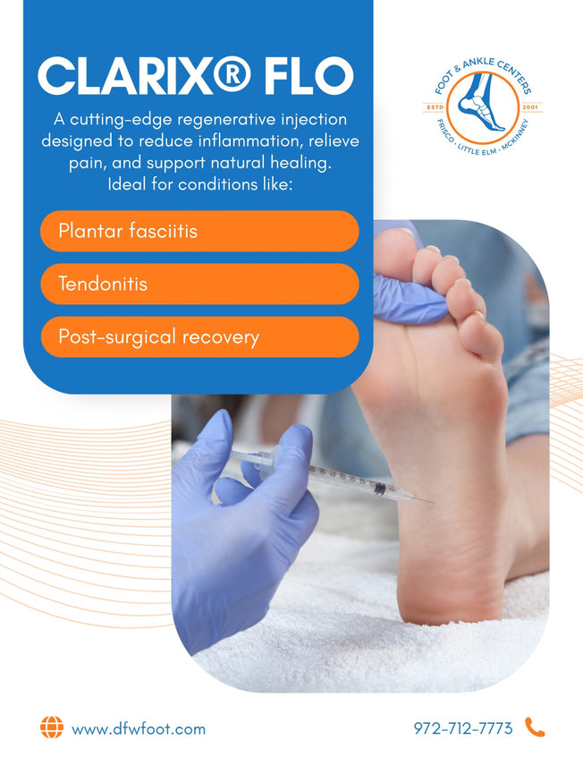 CLARIX FLO For Plantar Fasciitis & More | Foot & Ankle Centers